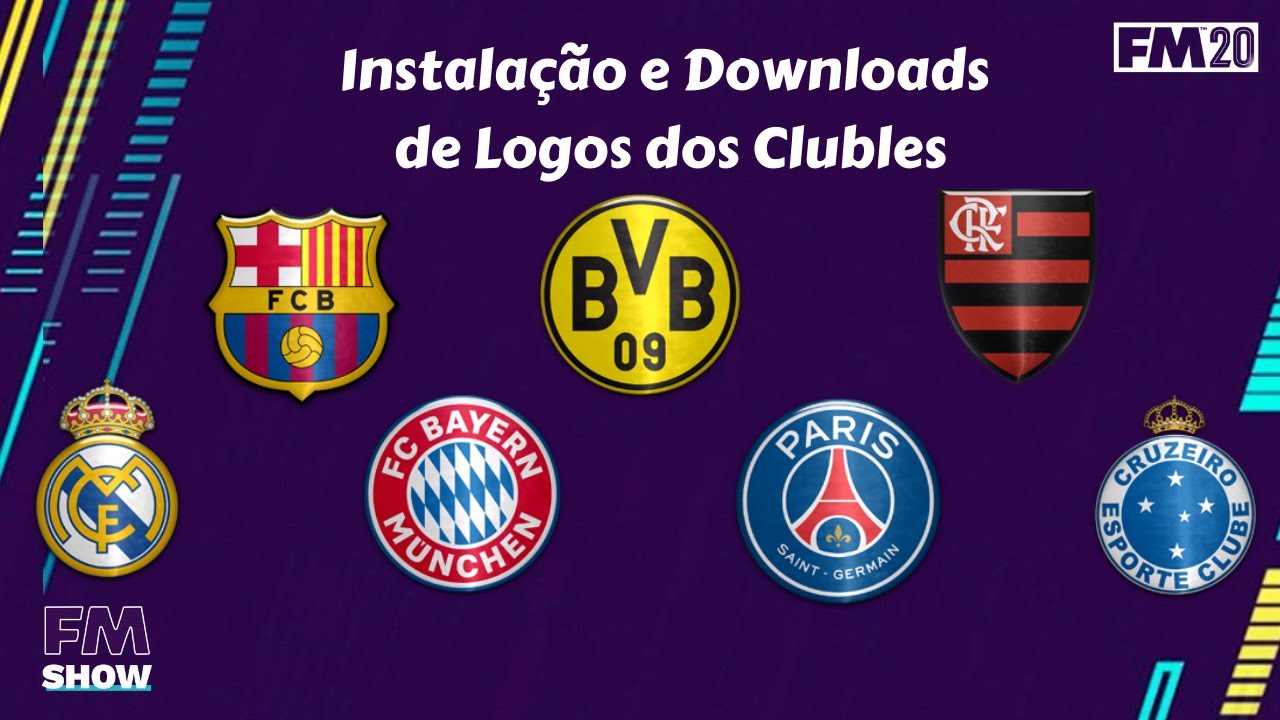 Como baixar e instalar Logos de Clubes e Competições no FM20 | Tutorial ...
