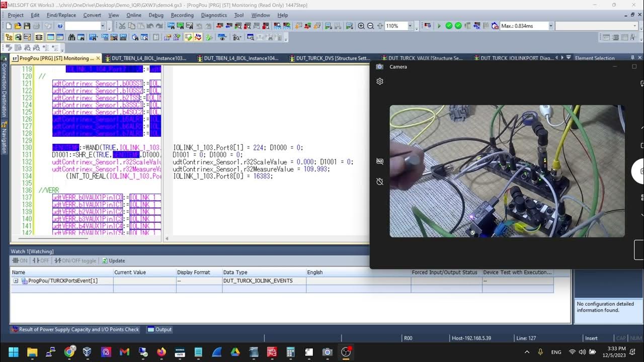 IQR.TURCK IO-Link Master with contrinex Smart Sensor - YouTube