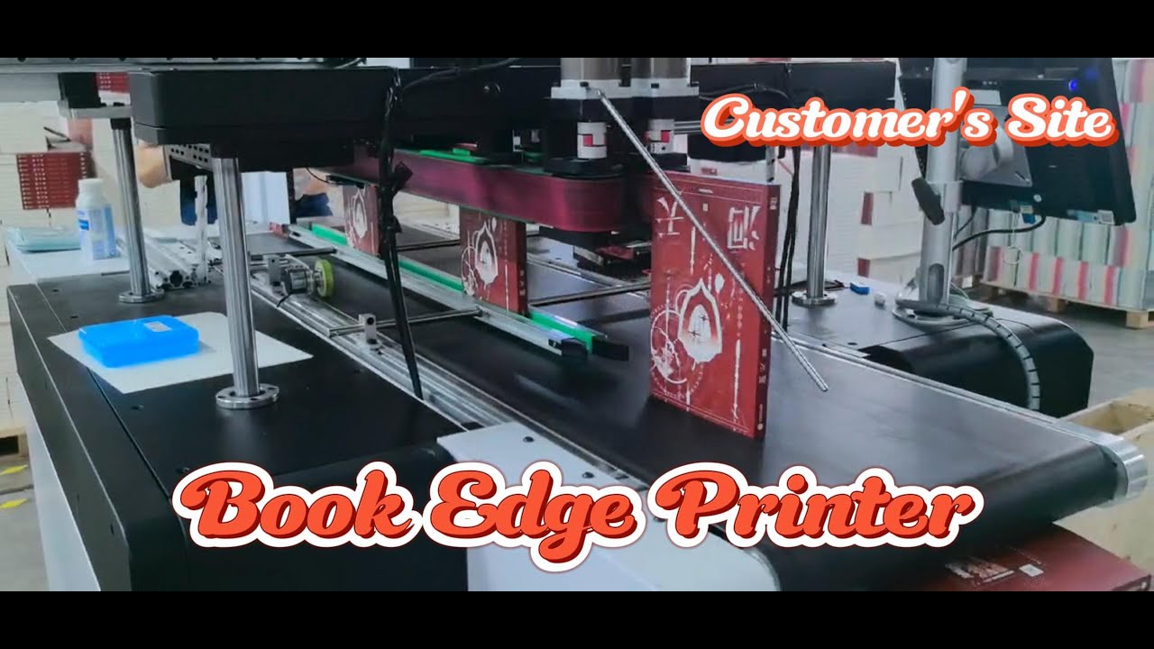 Book Edge Printer in Action ——Customer Site！ #books #printing #print ...