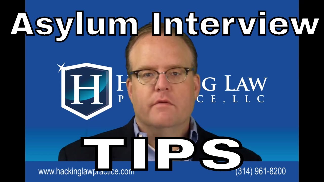 Tips for preparing for an asylum interview - YouTube