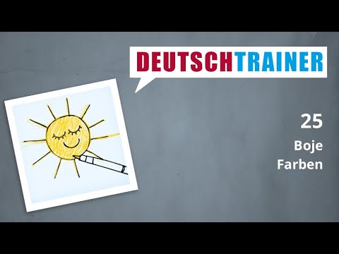 Njemački za početnike (A1/A2) | Deutschtrainer: Boje