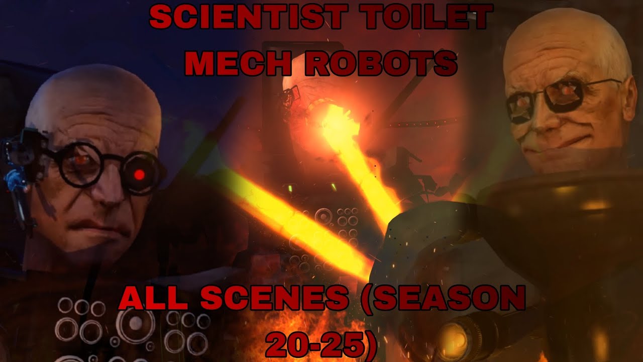 Scientist toilet mech - all scenes | skibidi toilet series - YouTube