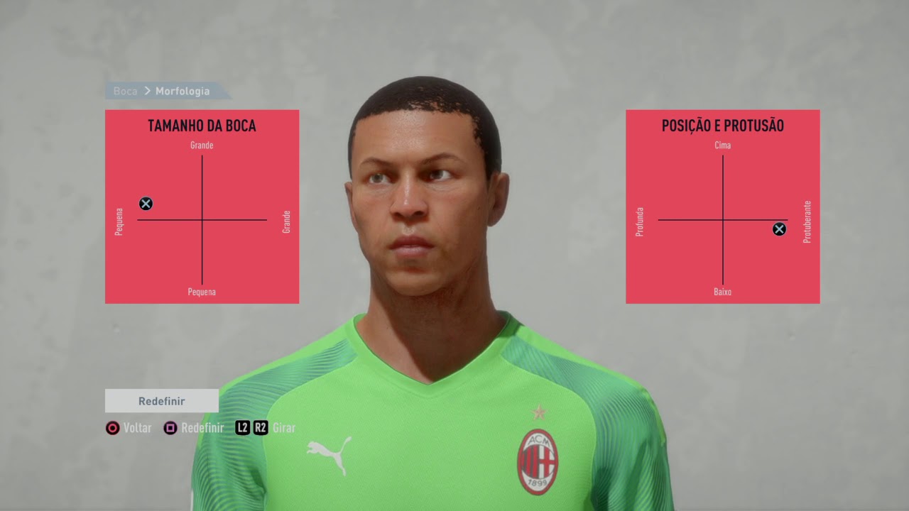 Tutorial face Dida Ícon - FIFA 20 - YouTube
