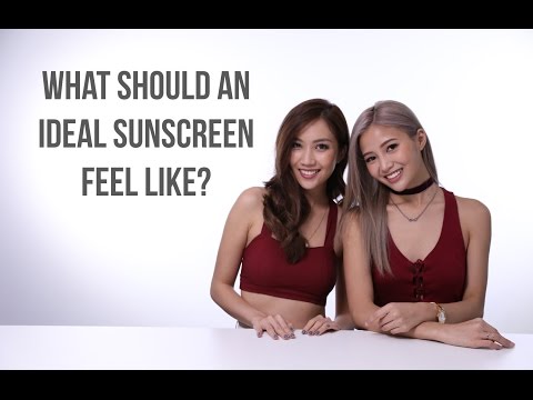 What should an ideal sunscreen feel like?