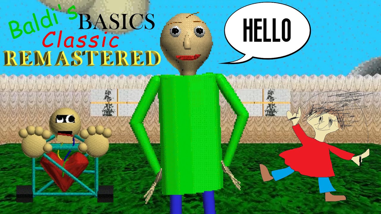Mi primera vez en Baldi's Basics Classic Remastered - YouTube