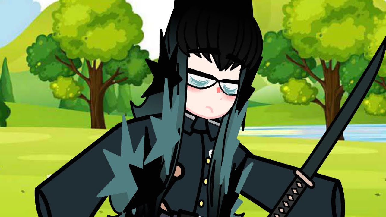 Muichiro chasing giyuu with a sword (mitsuri giyuu and muichiro BFF au ...