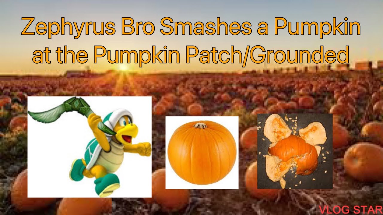 Zephyrus Bro Smashes a Pumpkin at the Pumpkin Patch/Grounded feat. @mr ...