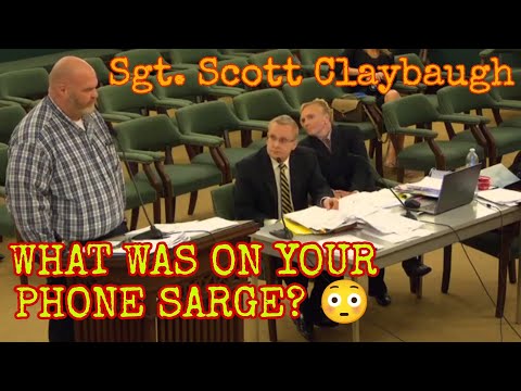 UNDER OATH: Sgt. Scott Claybaugh of Elkhart PD - Deposition in Merit ...