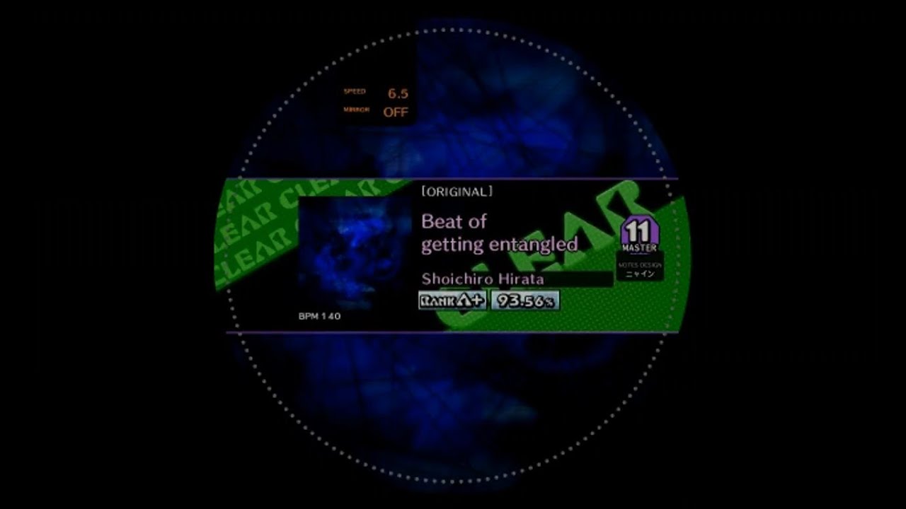 【60fps】【譜面確認用】Beat of getting entangled MASTER - YouTube Music