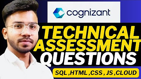 Cognizant Technical Assessment Playlist - YouTube