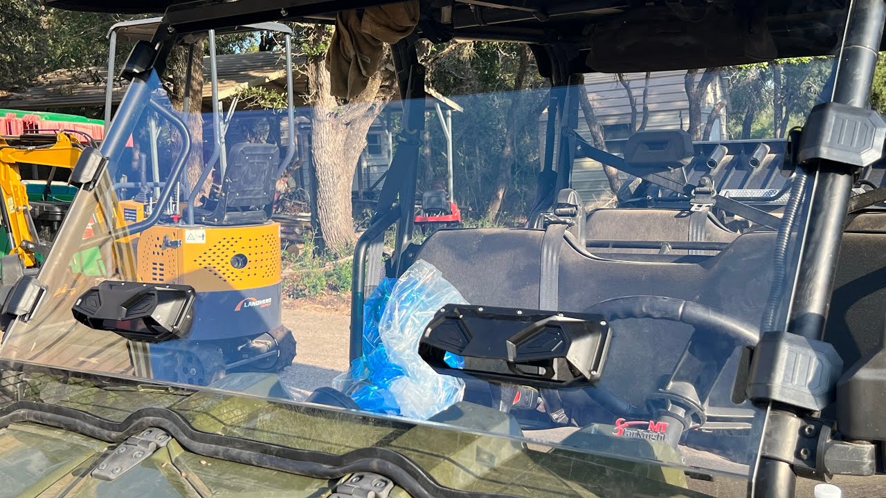 StarknightMT Windshield Polaris Ranger UTV Installation - YouTube