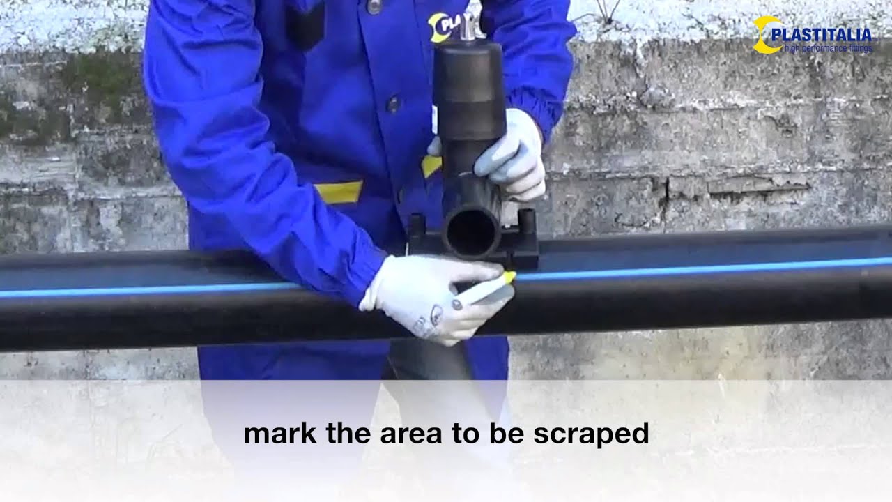 Electrofusion tapping valve for water application - YouTube