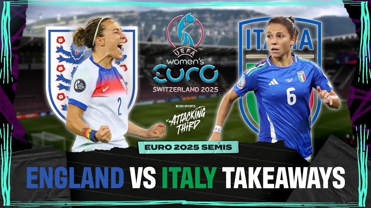 England vs Italy RECAP | EURO 2025 | Attacking Third - YouTube