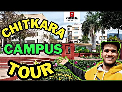 CHITKARA CAMPUS TOUR - HIGHLY DEMAND VIDEO🔥 ️| CHITKARA UNIVERSITY ...