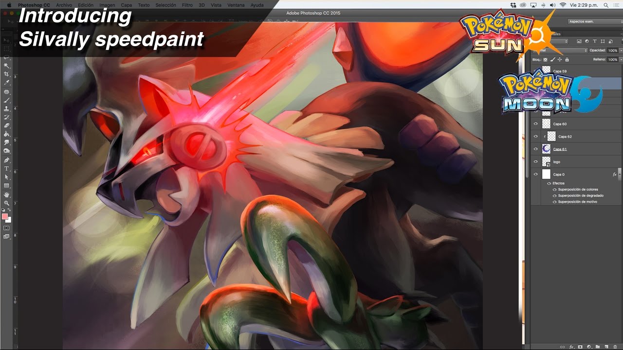 silvally - type null evolution speedpaint - YouTube