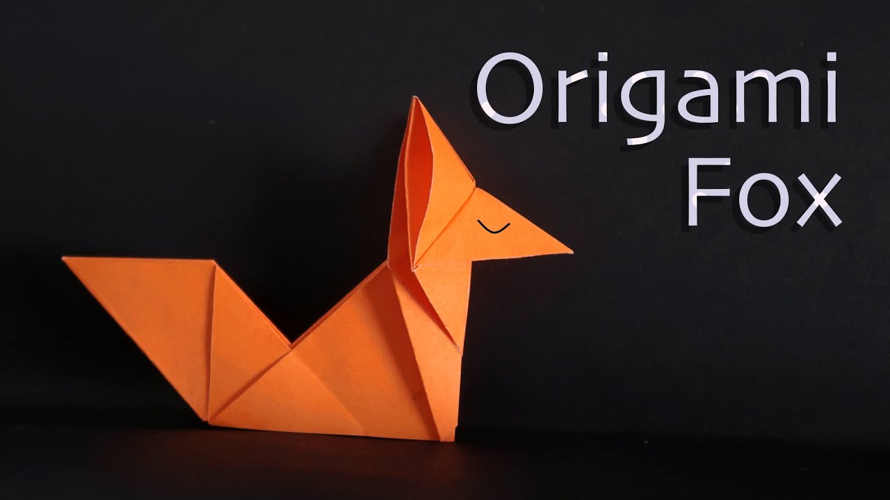 How to make origami Fox | How to make paper fox - YouTube