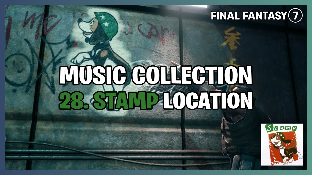 Final Fantasy 7 Remake - How To Get 28. Stamp Song Disc | Music ...