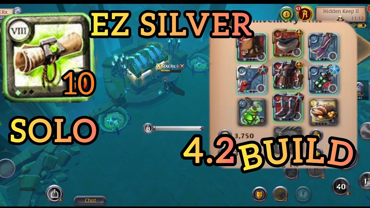 albiononline 10solo map best content silver - YouTube