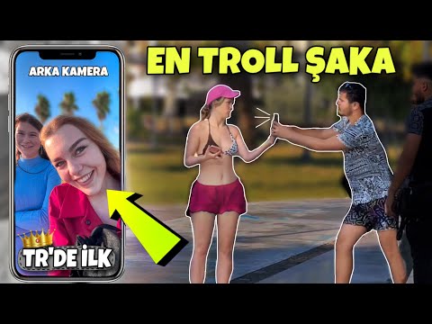 ARKA KAMERA ŞAKASI !(%100 TROLL )- SOSYAL DENEY