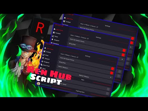 Blox Fruit Arceus X Ren_hub Script (auto dough boss auto dark dagger ...