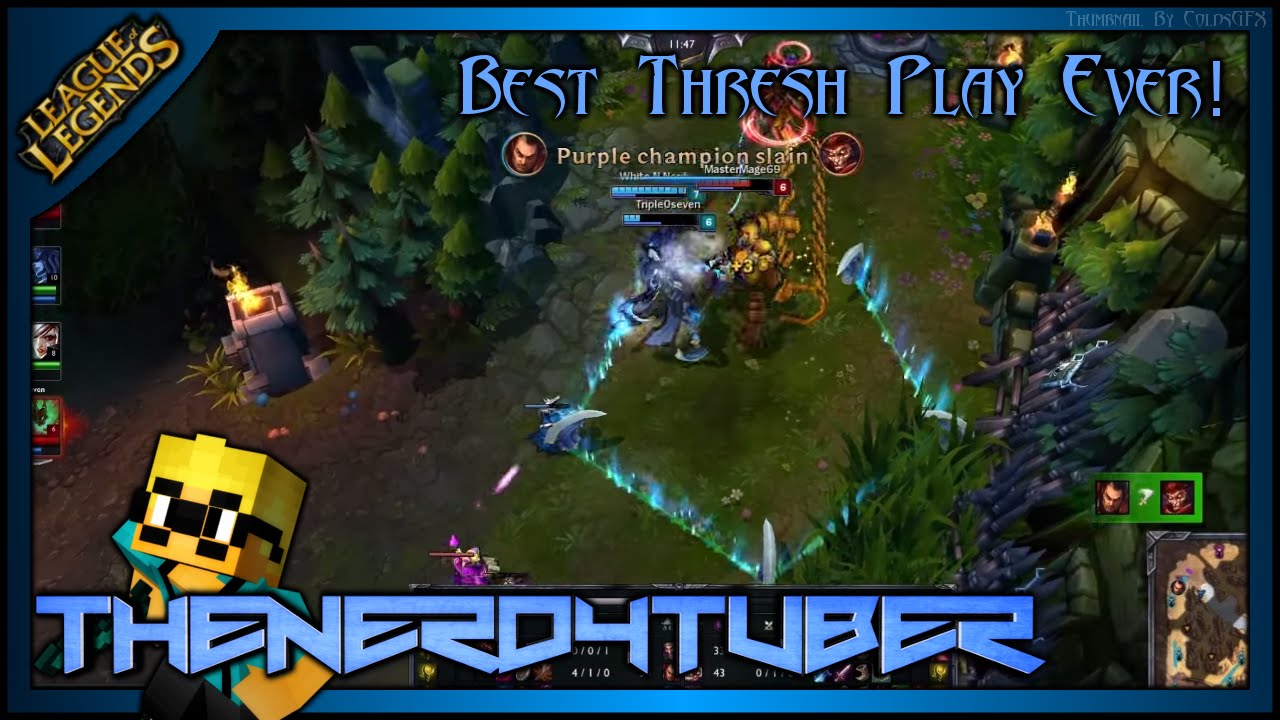 Best Thresh play ever! (League of Legends) - YouTube