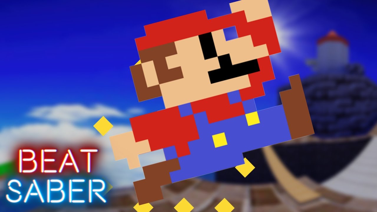 Athletic Theme (Super Mario)┃Beat Saber Custom Song - YouTube
