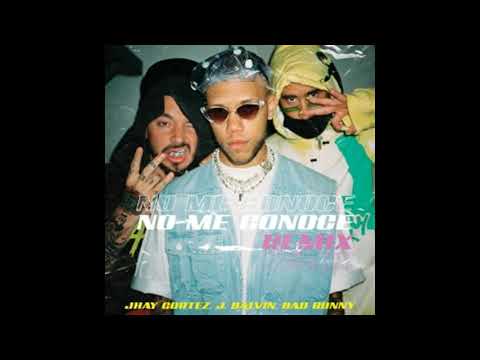 Jhay Cortez Feat. J Balvin Y Bad Bunny - No Me Conoce  - Remix  (Audio)