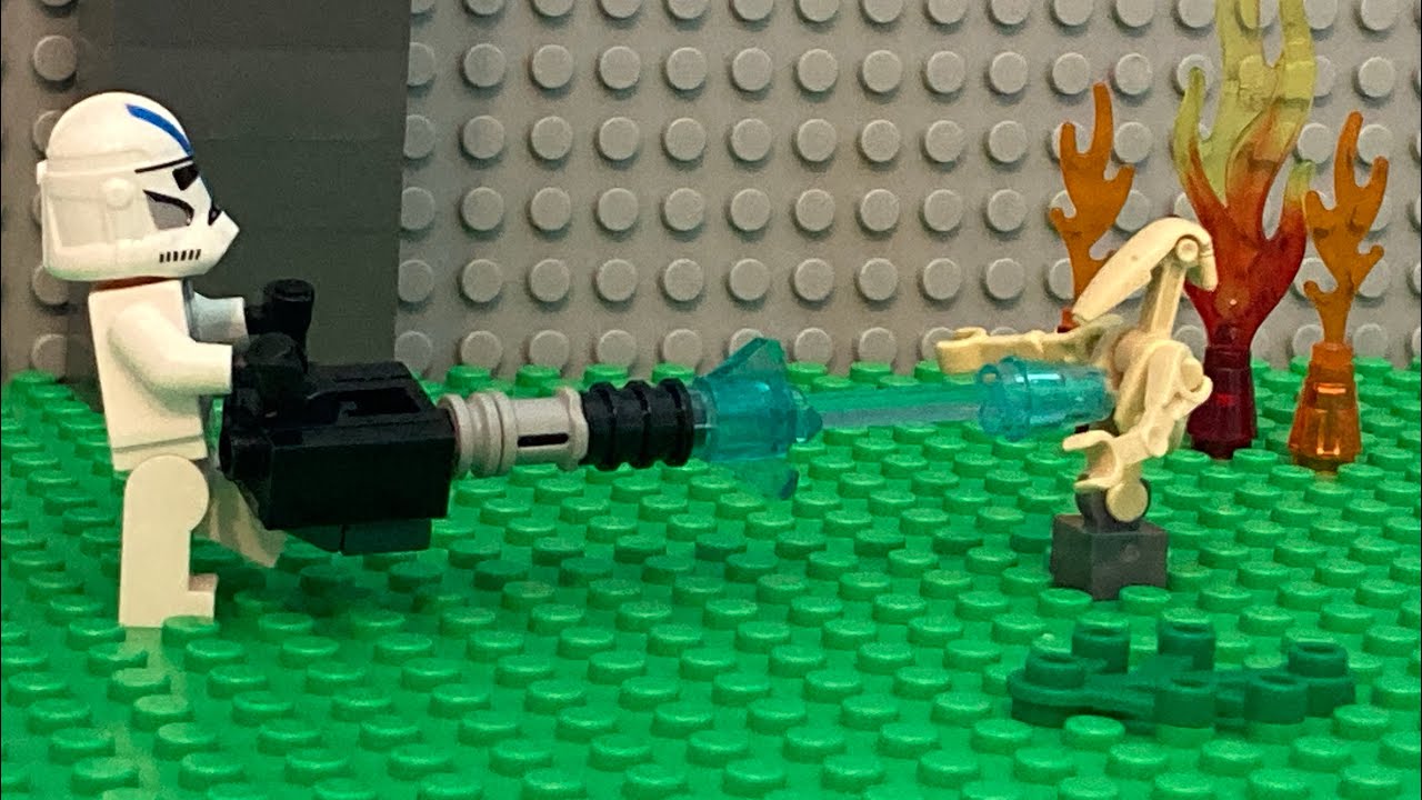 The Minigun!!! Lego Star Wars Stopmotion - YouTube