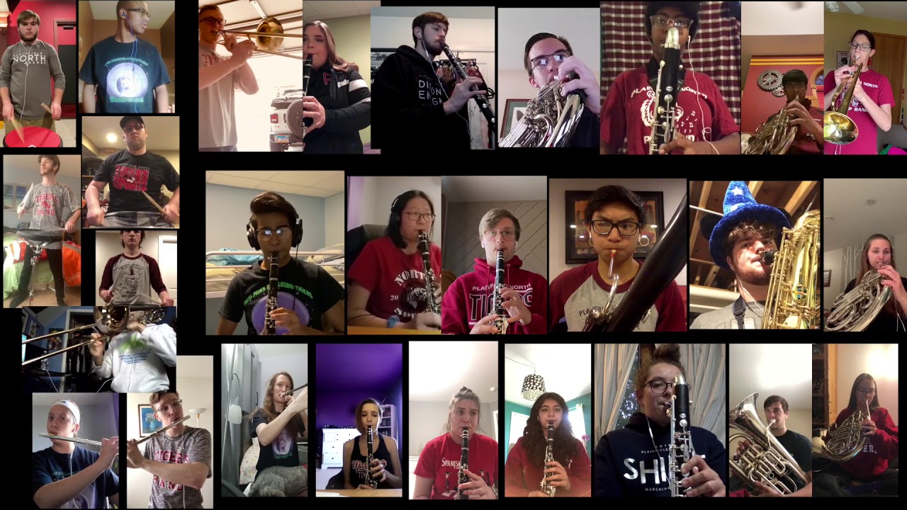 PNHS Bands Class of 2020 - Performing the PNHS Fight Song, Crimson and ...