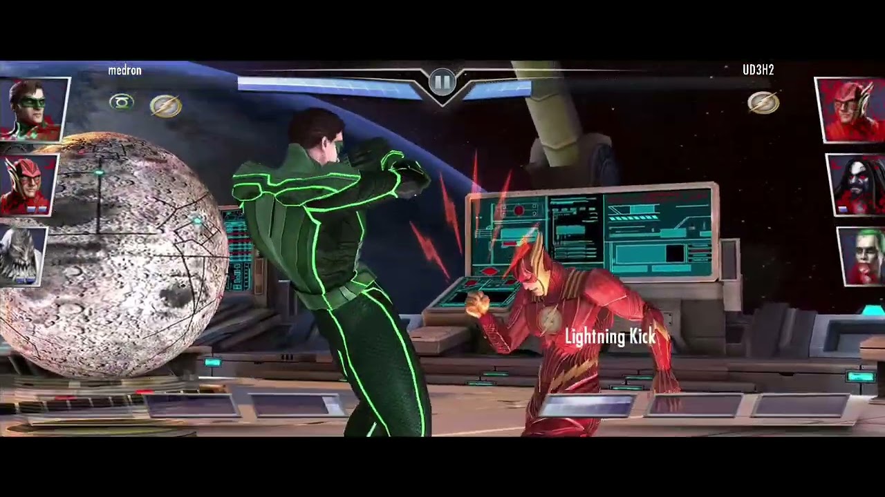 Injustice online battle gameplay - YouTube