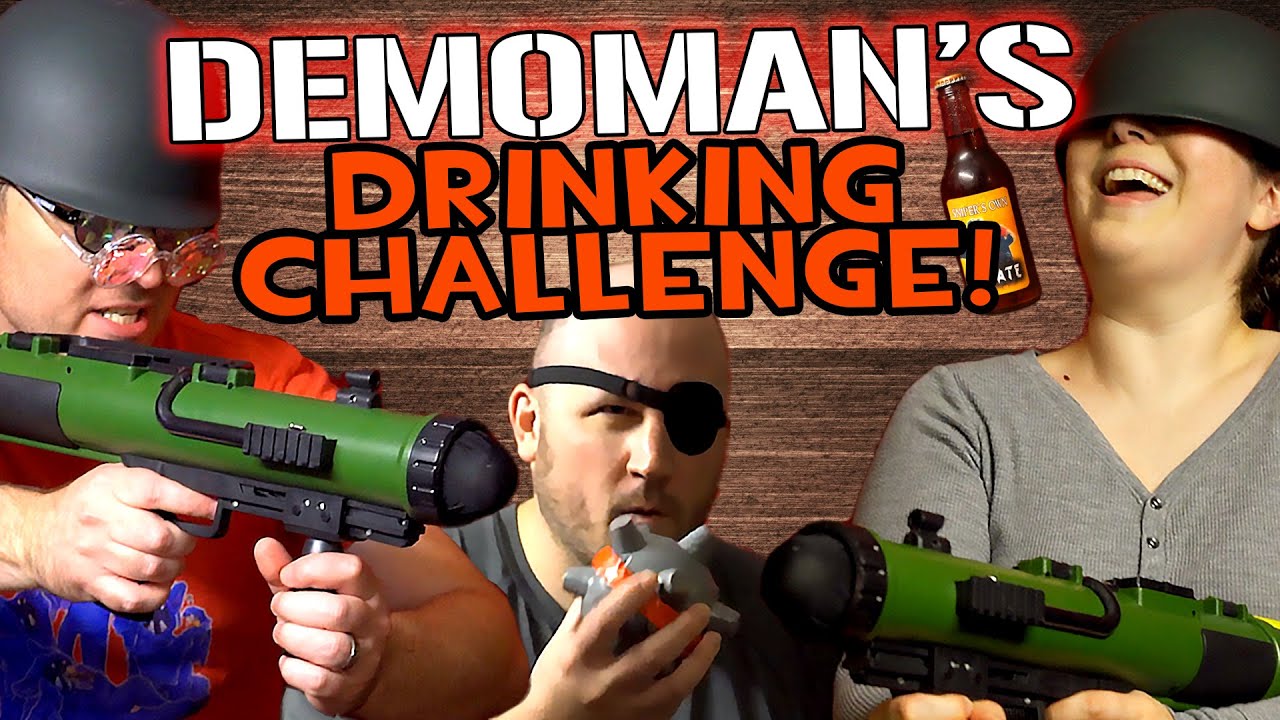 The Demoman Drinking Challenge (from RED: A TF2 Song) - YouTube