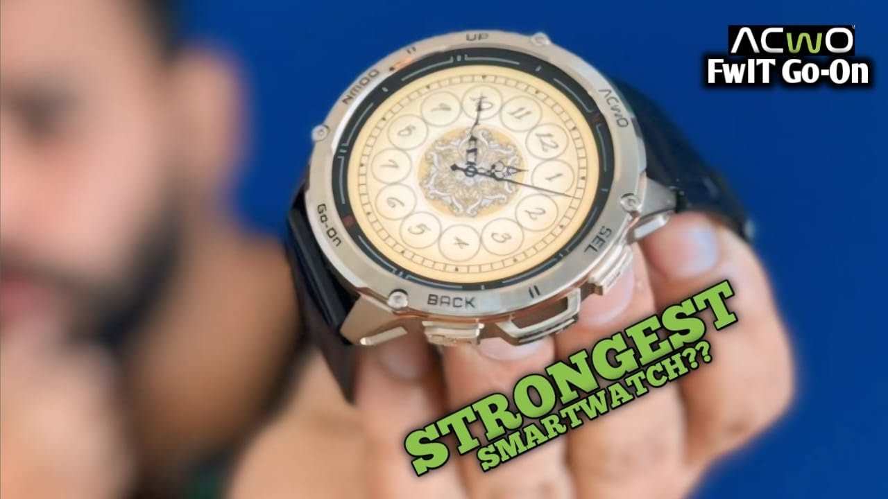 STRONGEST smartwatch with GPS & Bluetooth calling 4 ACwO Fwit Go-On ...