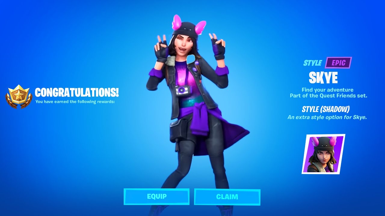 Unlock Shadow Or Ghost Skye Fortnite - YouTube