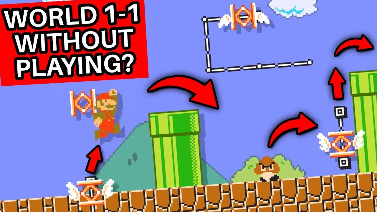 Mario Beats World 1-1 by Doing Absolutely Nothing - YouTube
