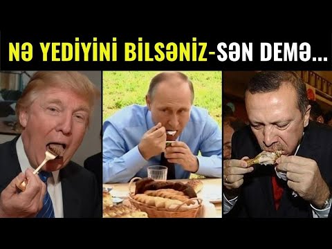 Prezidentlər Hər Gün BUNDAN YEYİRLƏR - Sən Demə...