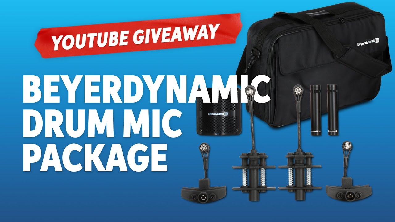 GIVEAWAY 🎁 — Beyerdynamic Drum Mic Package - YouTube