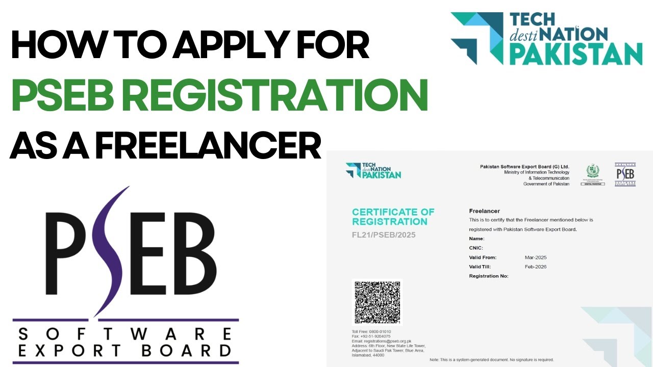 PSEB Freelancer Registration: Complete Procedure 2025 | How To Register ...