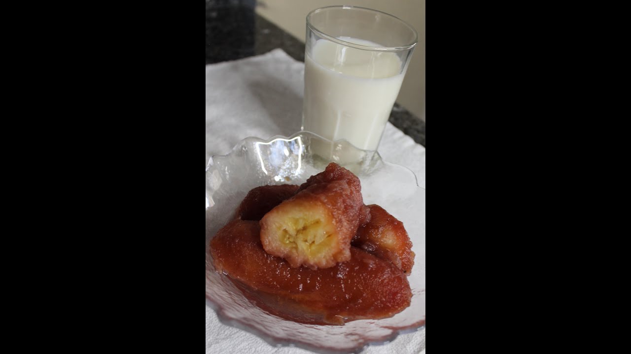 Postre De Platano Burro - YouTube