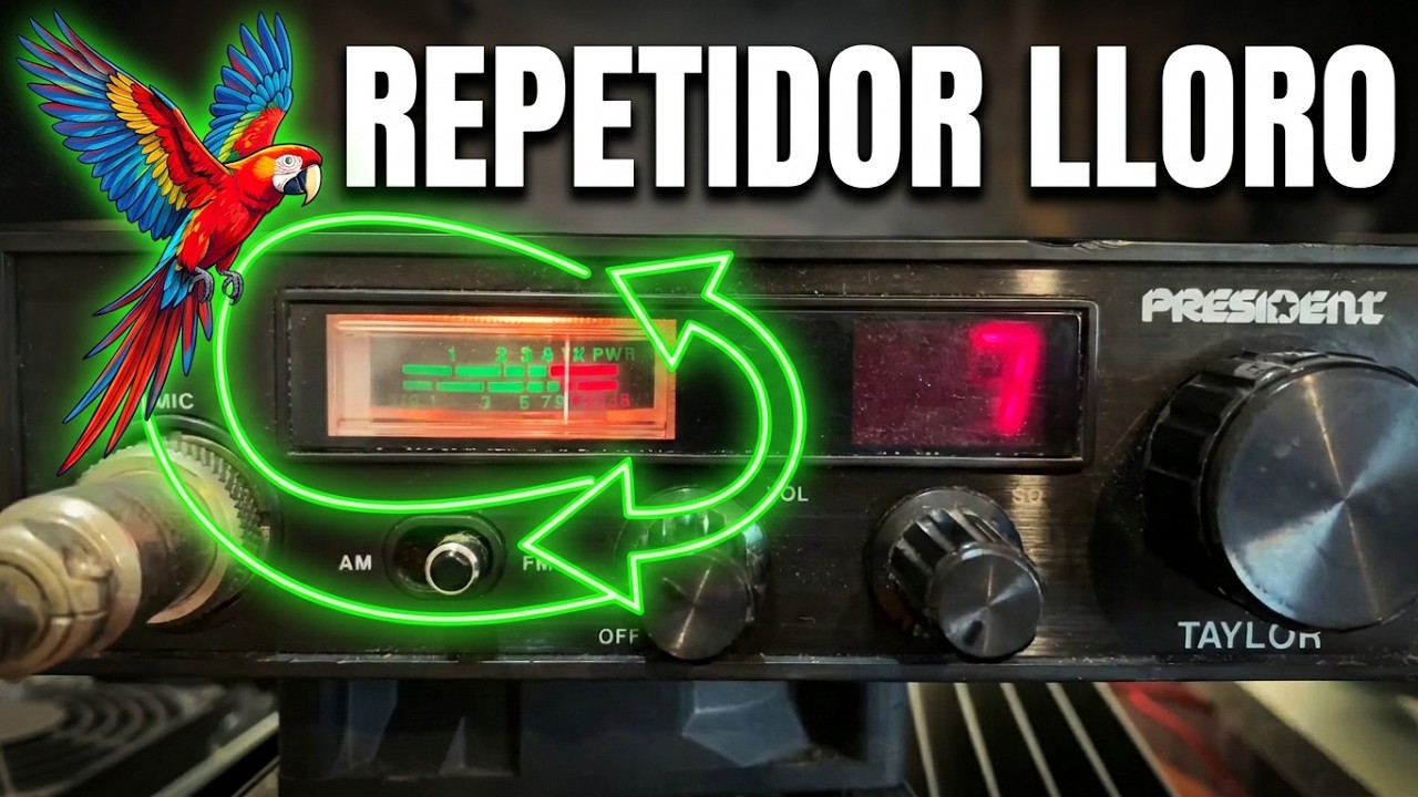 CB RADIO PARROT REPETIDOR - YouTube
