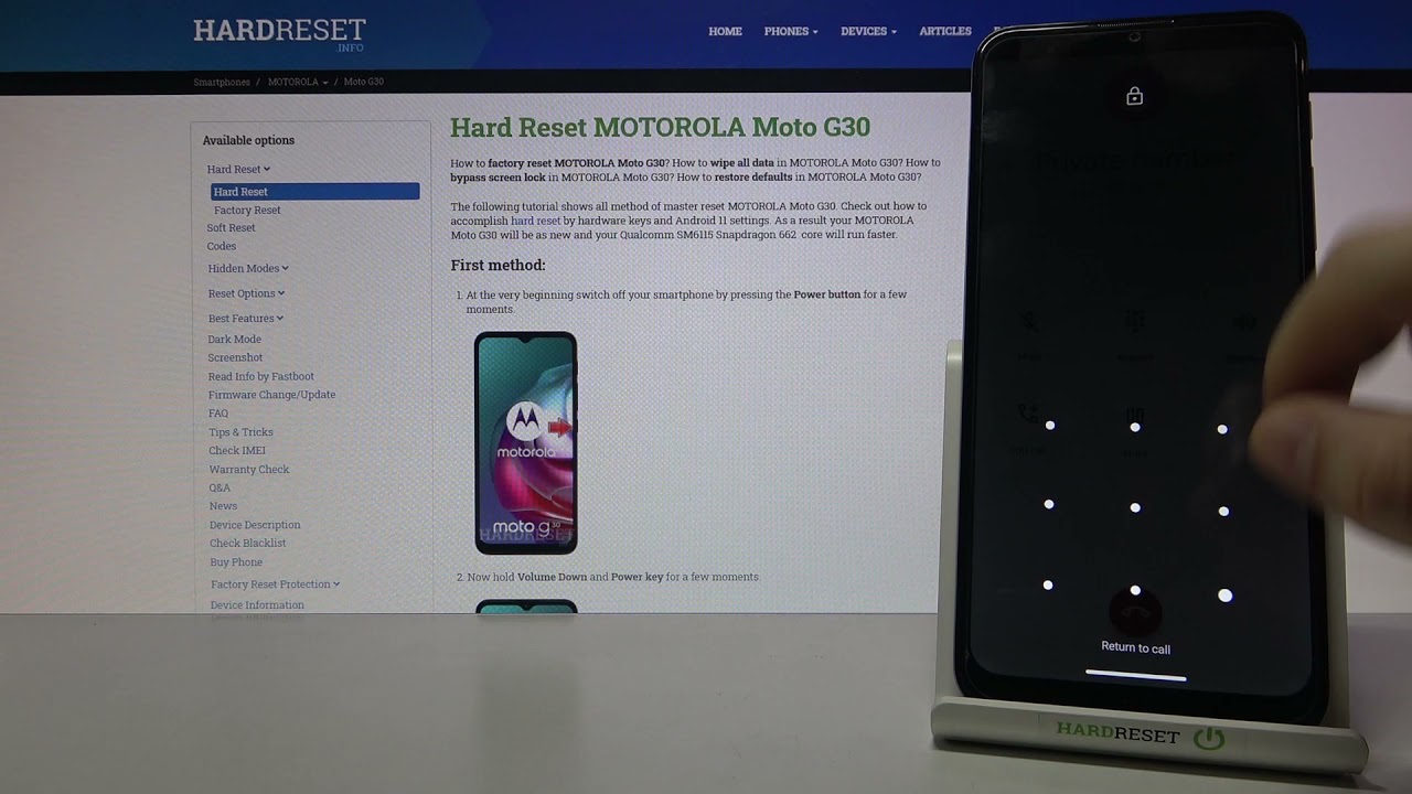 Motorola Moto G30 - How Looks Incoming Call Screen? - YouTube