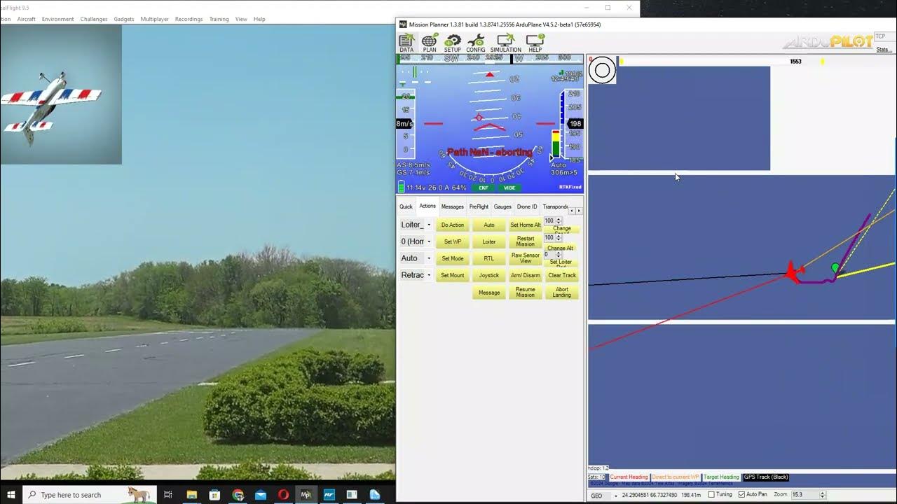 Ardupilot LUA Script Acrobatics in Realflight wih Misson Planing - YouTube