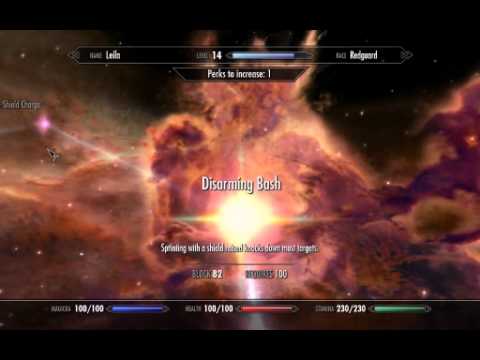 Skyrim - Deadly Shield Bash Build/Damage pt.1 - YouTube