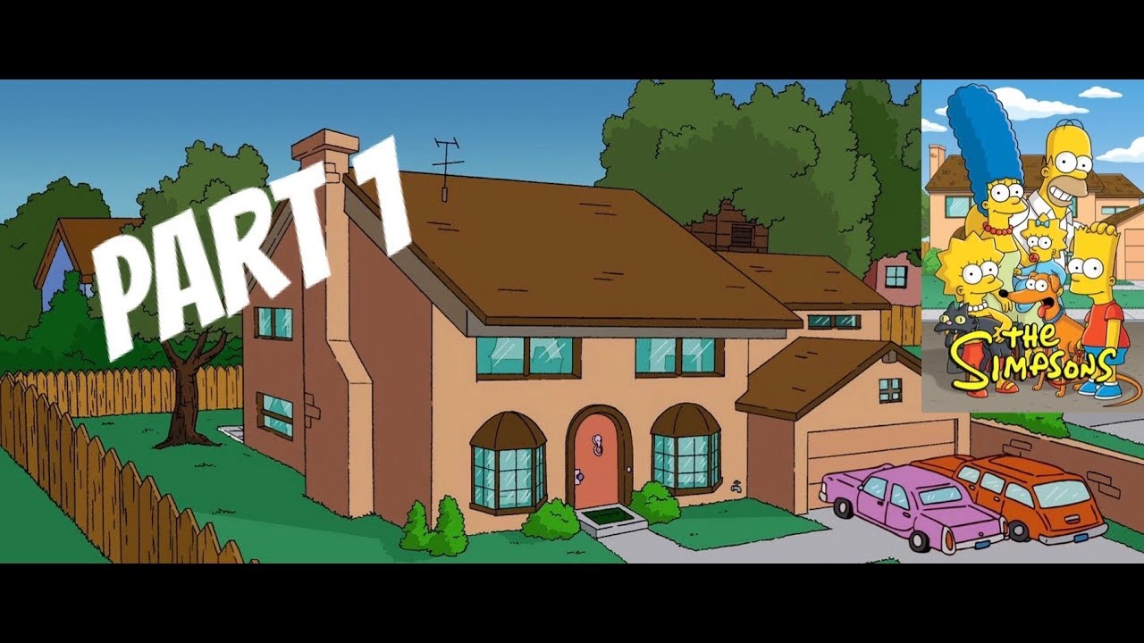 The Simpson’s Sims 4 Cartoon House Build Part 1 - YouTube