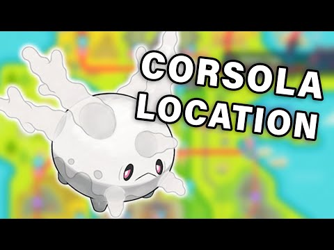 Where to FIND & CATCH CORSOLA | Cursola Evolution ► Pokemon Sword & Shield