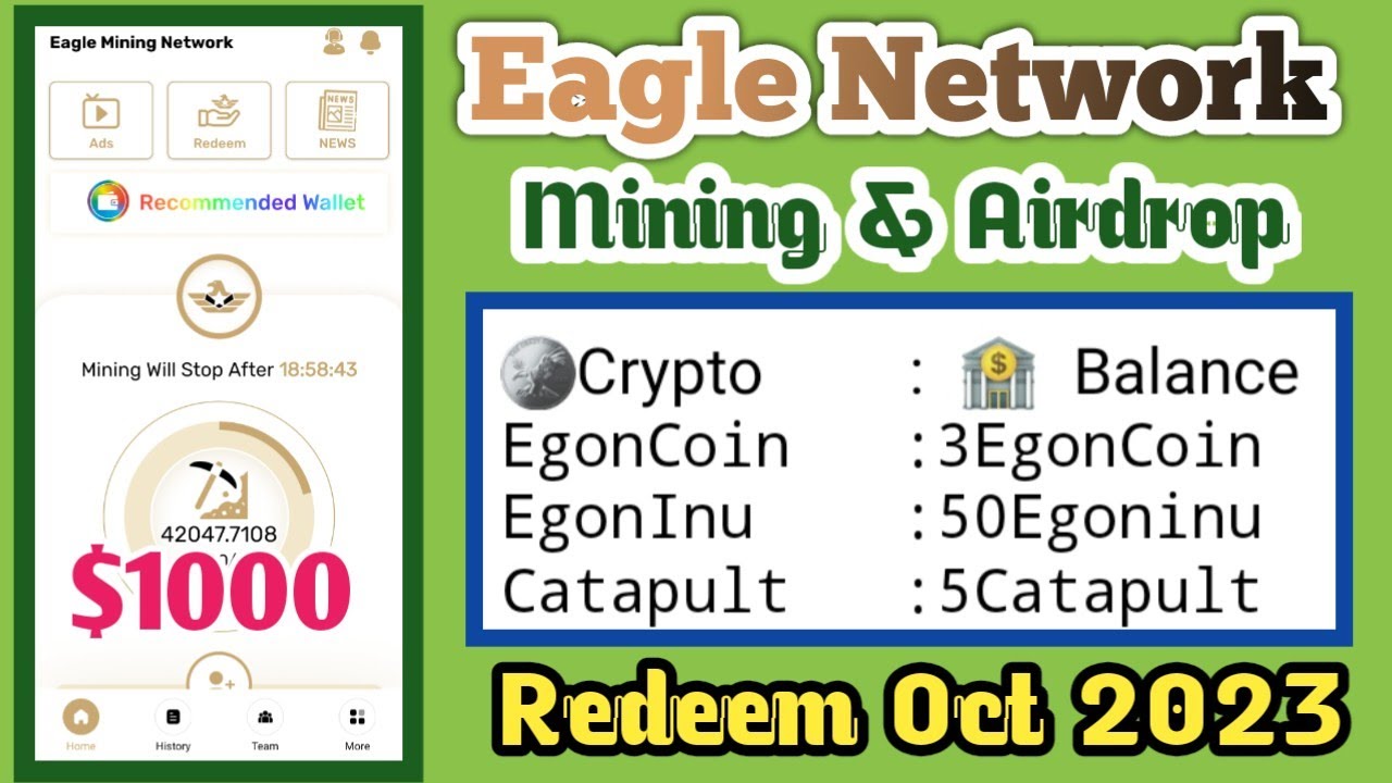Eagle Network Mining and airdrop | Biggest Airdrop tamil - YouTube