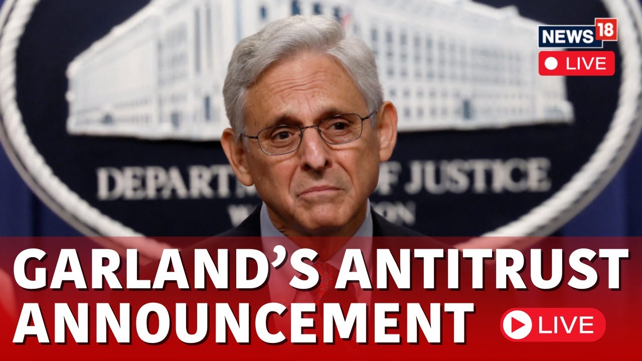 Attorney General Merrick Garland LIVE | Garland's Antitrust ...