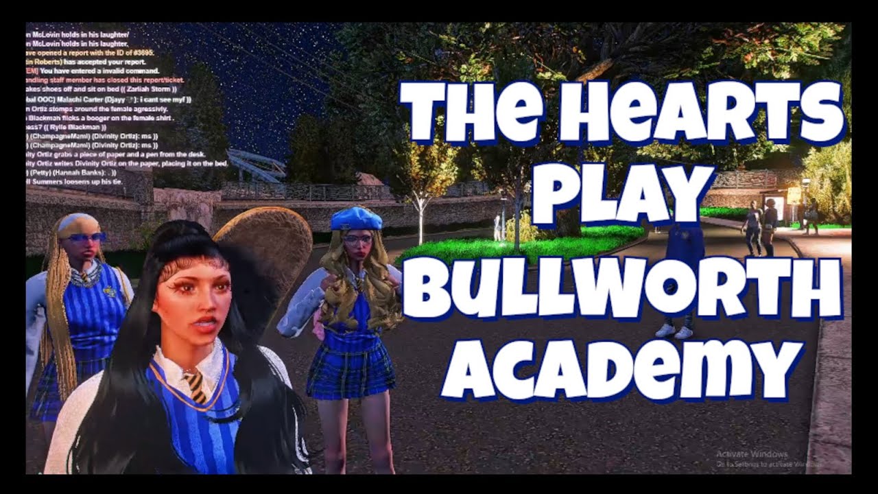 The Hearts Play 🩷 | Bullworth Academy GTA RP School Server - Hilarious ...