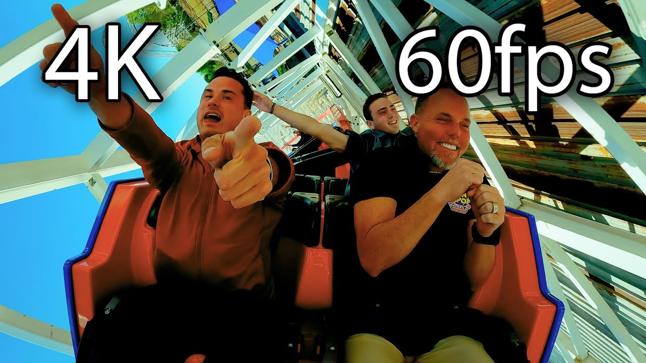 ArieForce One front seat on-ride reverse ridercam 4K POV @60fps Fun ...