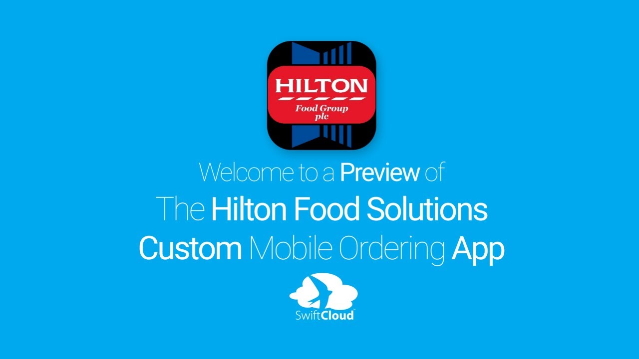 Hilton Food Solutions - Mobile App Preview - HIL380W - YouTube