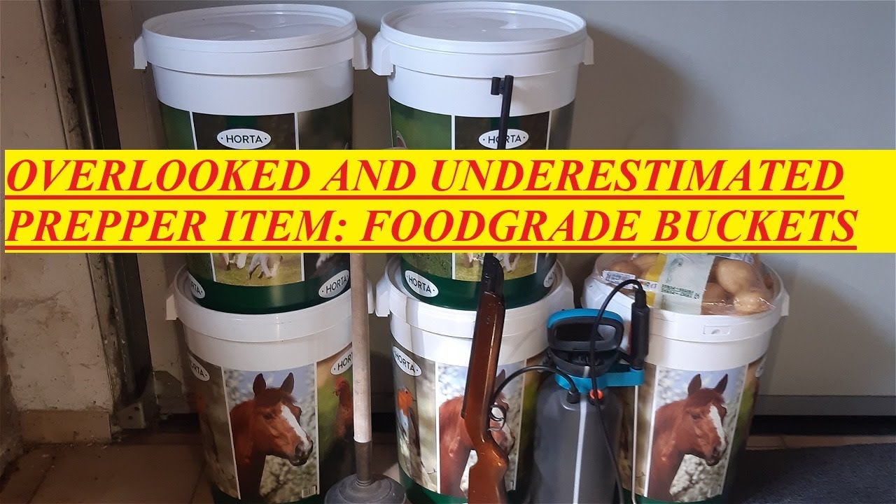 Overlooked and underestimated prepper item: Foodgrade buckets and its ...